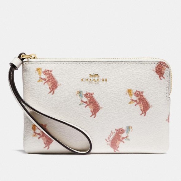 Coach | Accessories | Coach Party Pig Wristlet | Poshmark